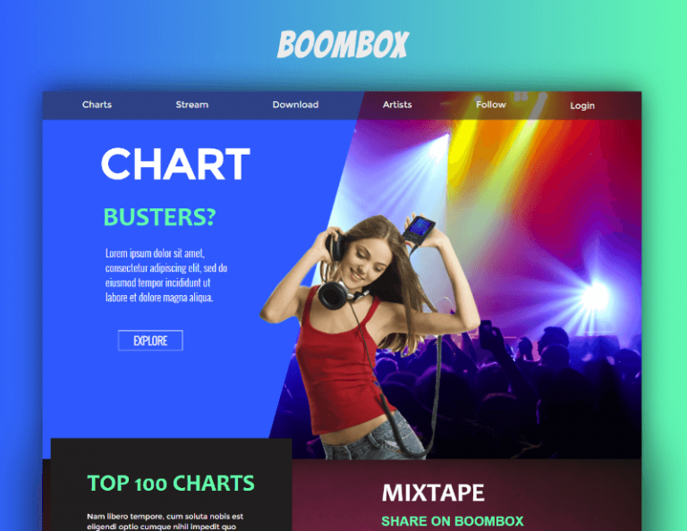 25 Best Free Music HTML Website Templates 2024