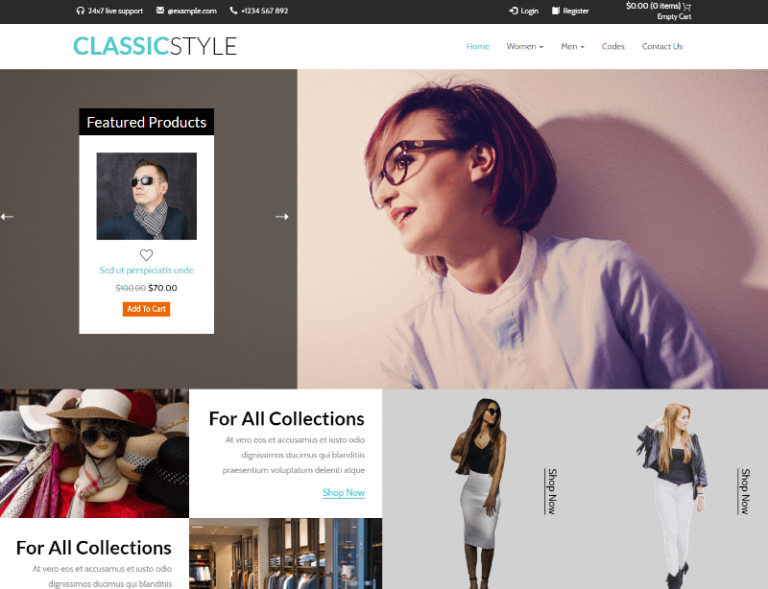 30 Best Free E-commerce HTML Website Templates 2024