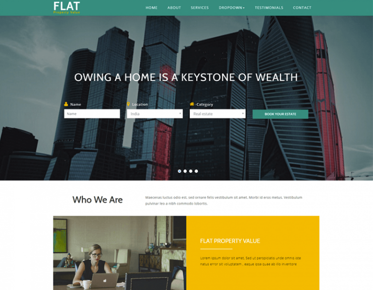 25 Best Free Real Estate HTML Website Templates 2024