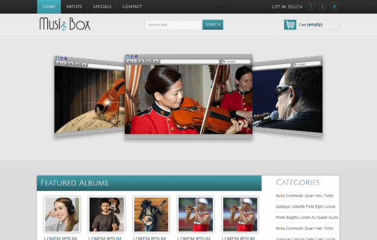 25 Best Free Music HTML Website Templates 2024