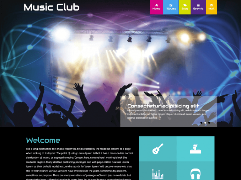 25 Best Free Music HTML Website Templates 2024