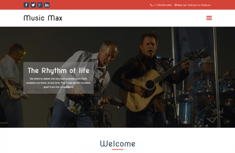 25 Best Free Music HTML Website Templates 2024