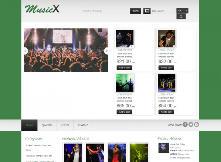 25 Best Free Music HTML Website Templates 2024