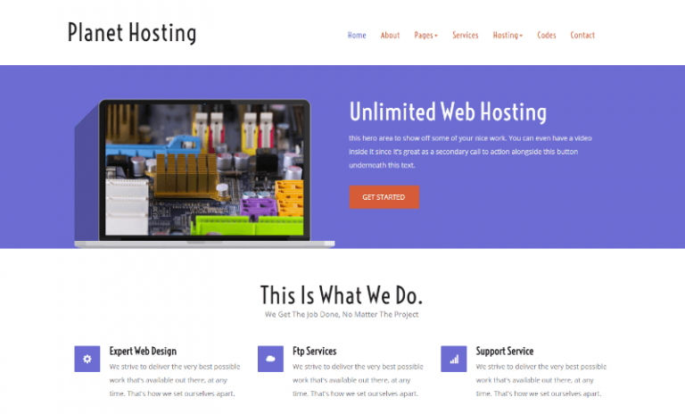 25 Best Free Hosting HTML Website Templates 2024