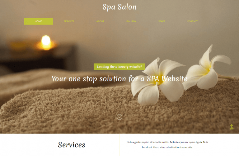 26 Best Free Spa Salon HTML Website Templates 2024