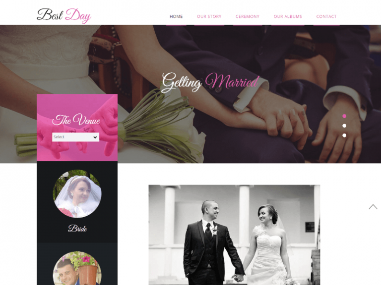 27 Best Free Wedding HTML Website Templates 2024