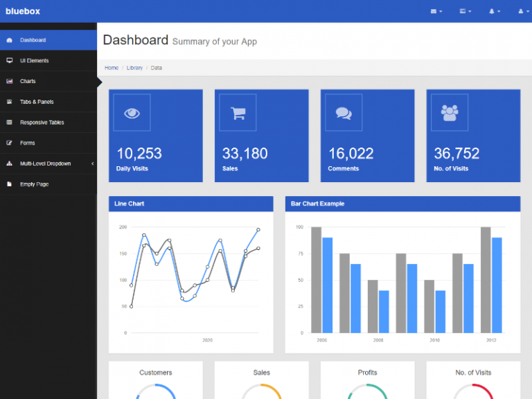 35 Best Free HTML5 Admin Dashboard Templates 2025
