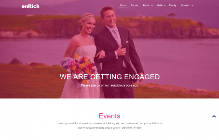 27 Best Free Wedding HTML Website Templates 2024