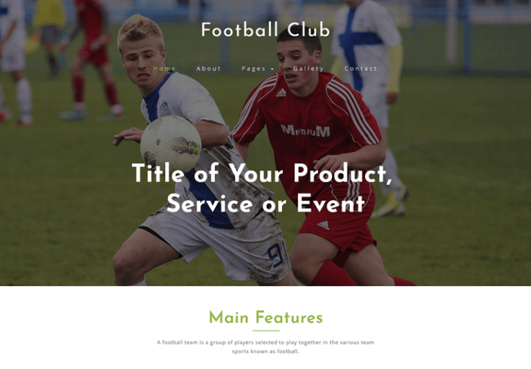 28 Best Free Sports HTML Website Templates 2024