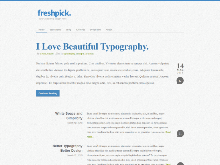 25 Best Free Blog HTML Website Templates 2024 - DigitalTemplateMarket