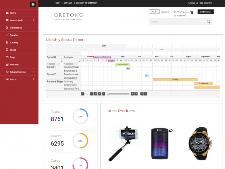 35 Best Free HTML5 Admin Dashboard Templates 2025