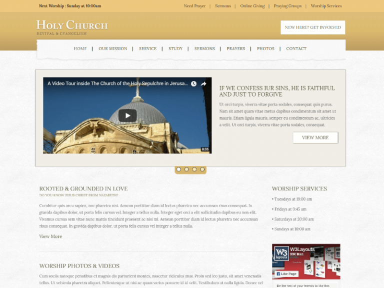 Best Free Church HTML Website Templates 2024 Digital Template Market