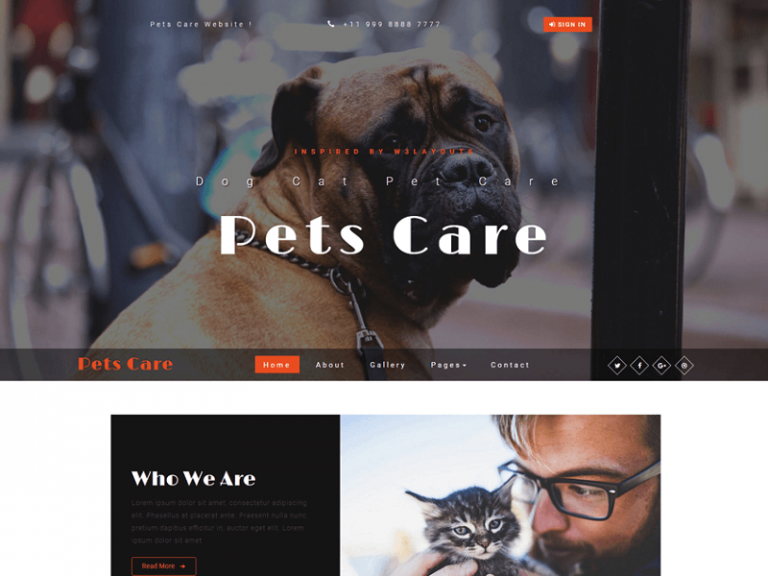 26 Best Free Animals Pets HTML Website Templates 2024