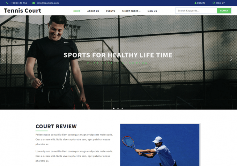 28 Best Free Sports HTML Website Templates 2024