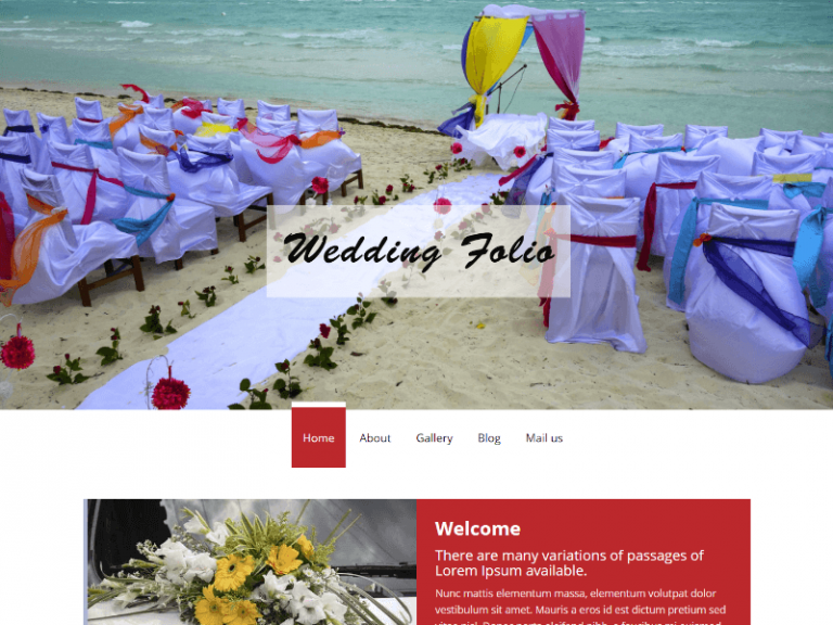 27 Best Free Wedding HTML Website Templates 2024