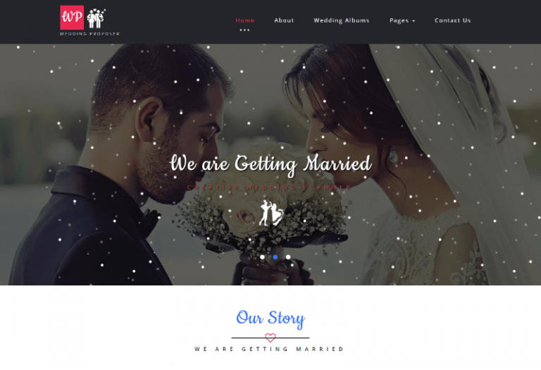 27 Best Free Wedding HTML Website Templates 2024