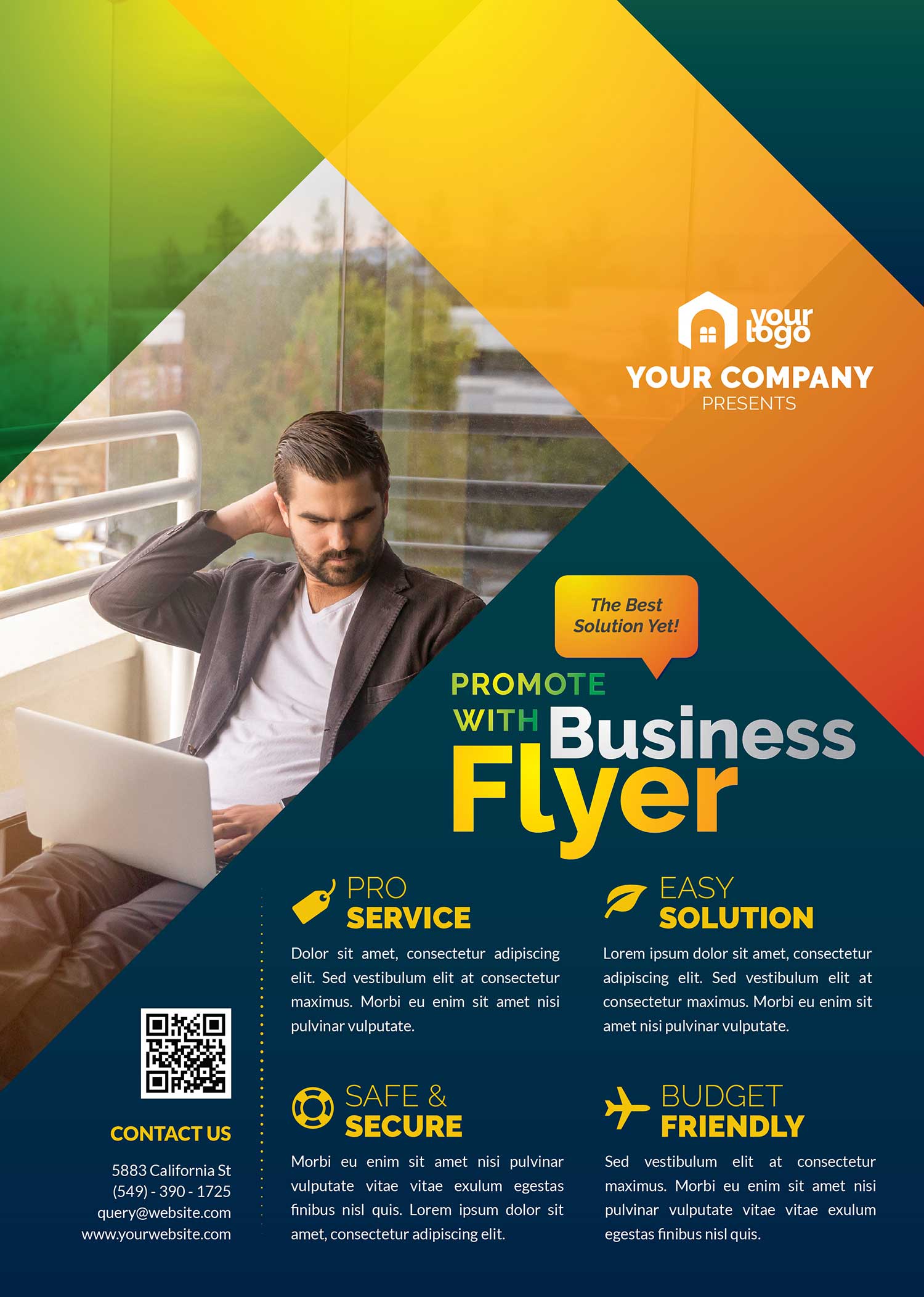 Digital Business Card Template Free