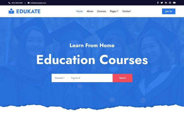 18 Best Free Education HTML Website Templates In 2025