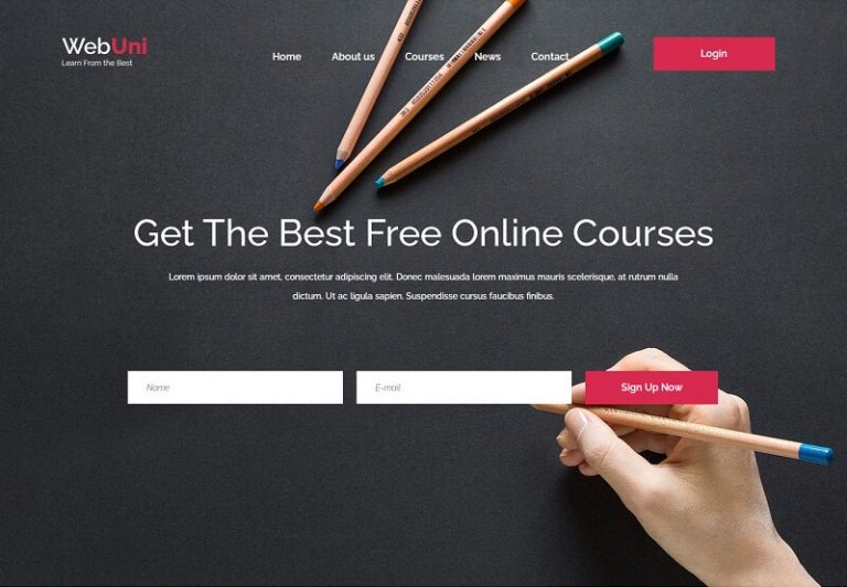 18 Best Free Education HTML Website Templates In 2025