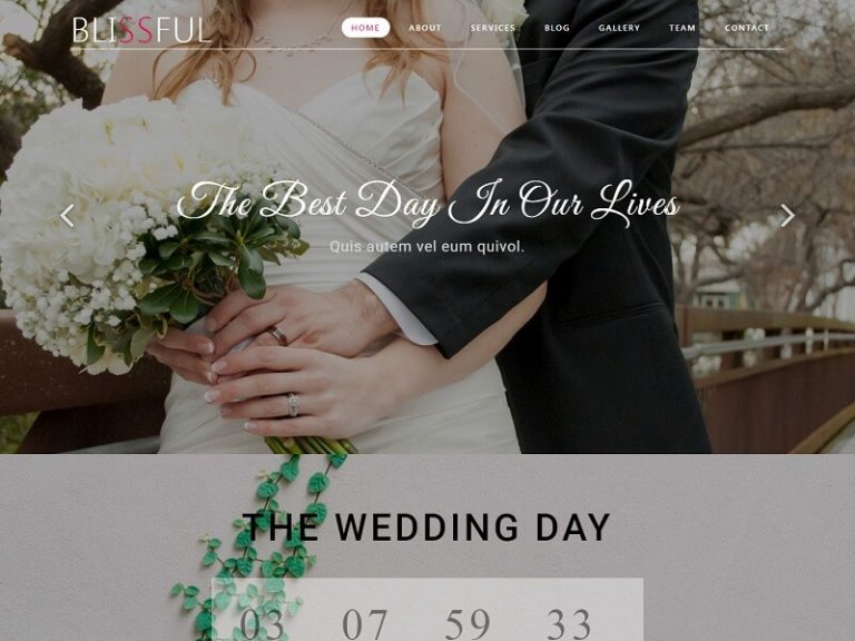 20 Best Free Wedding HTML Website Templates In 2024