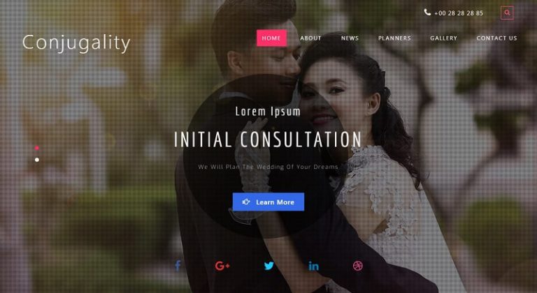 20 Best Free Wedding HTML Website Templates In 2024