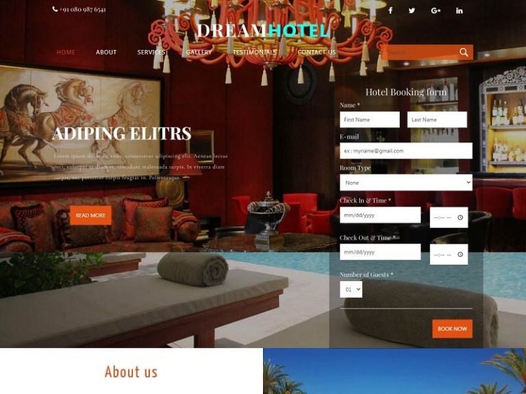 22 Best Free Hotel Booking HTML Website Templates In 2025
