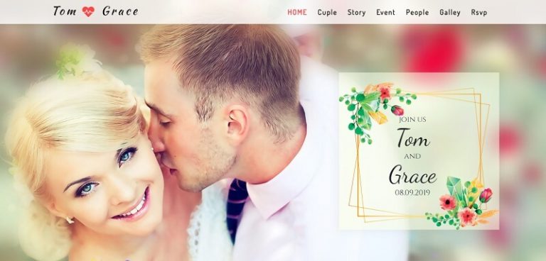 20 Best Free Wedding HTML Website Templates In 2024