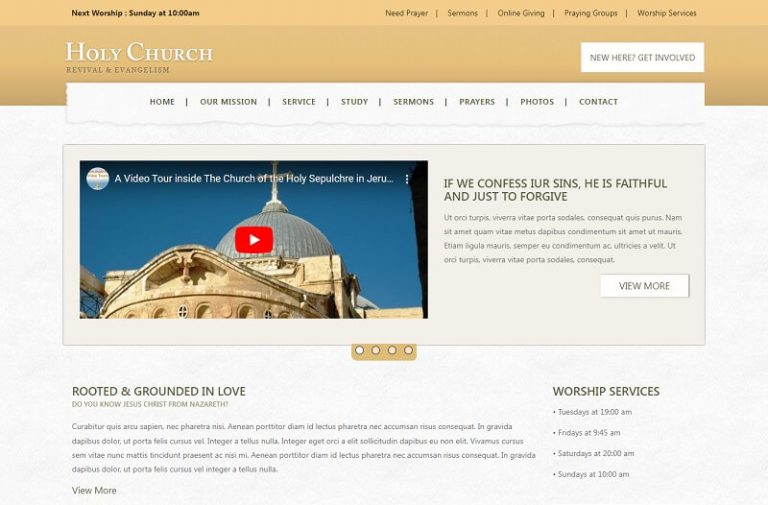 9 Best Free Church HTML Website Templates In 2025