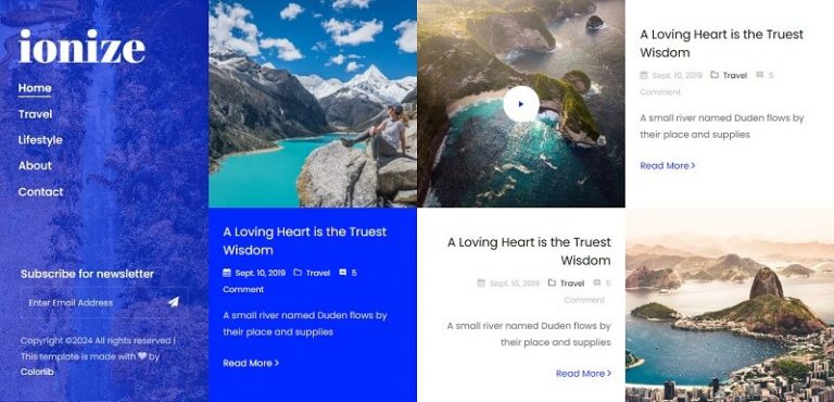 16 Best Free Blog HTML Website Templates In 2025