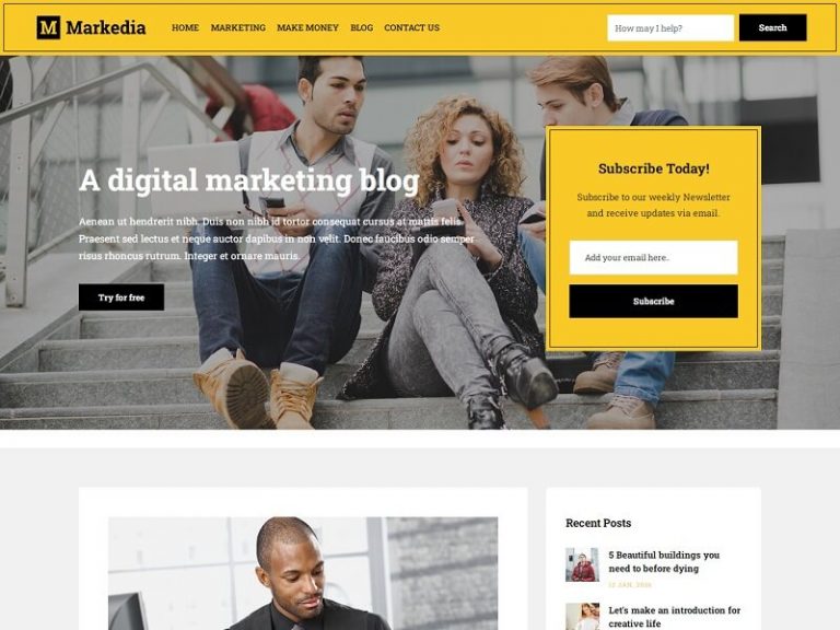 16 Best Free Blog HTML Website Templates In 2025