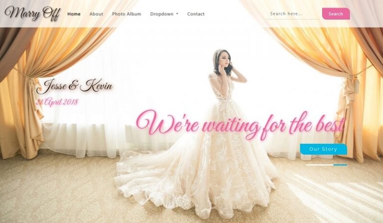 20 Best Free Wedding HTML Website Templates In 2024