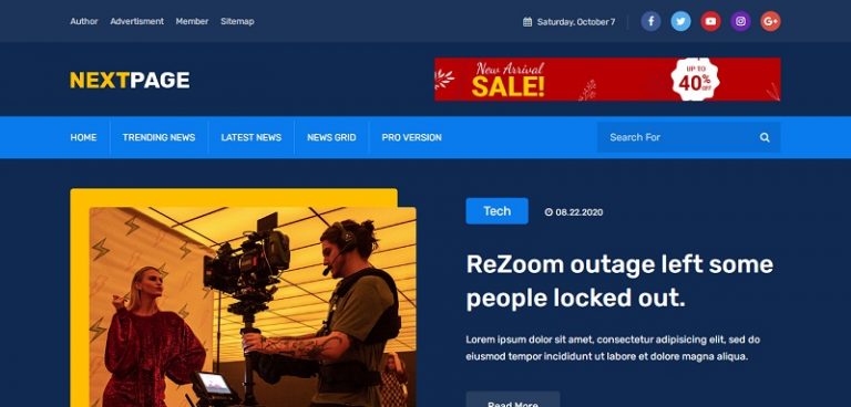 16 Best Free Blog HTML Website Templates In 2025