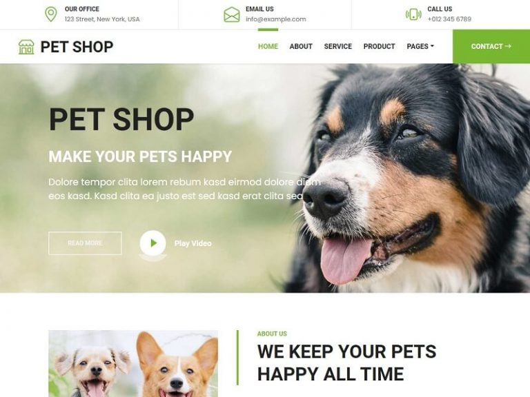 21 Best Free Animals Pets HTML Website Templates In 2025