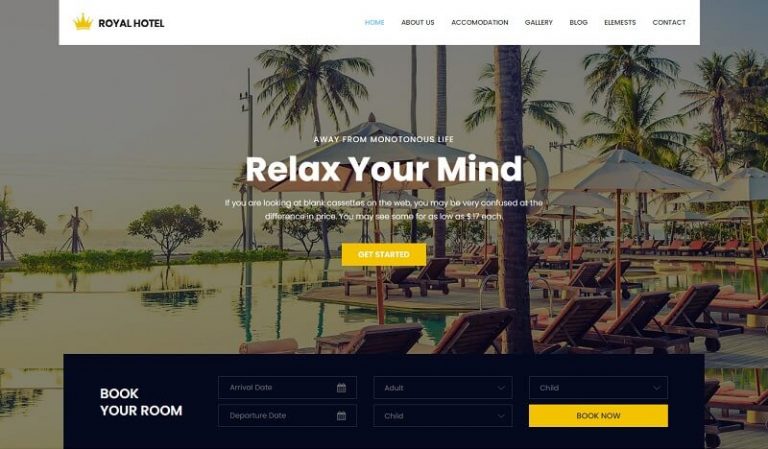 22 Best Free Hotel Booking HTML Website Templates In 2025