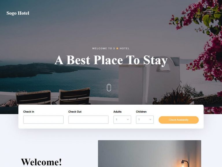 22 Best Free Hotel Booking HTML Website Templates In 2025