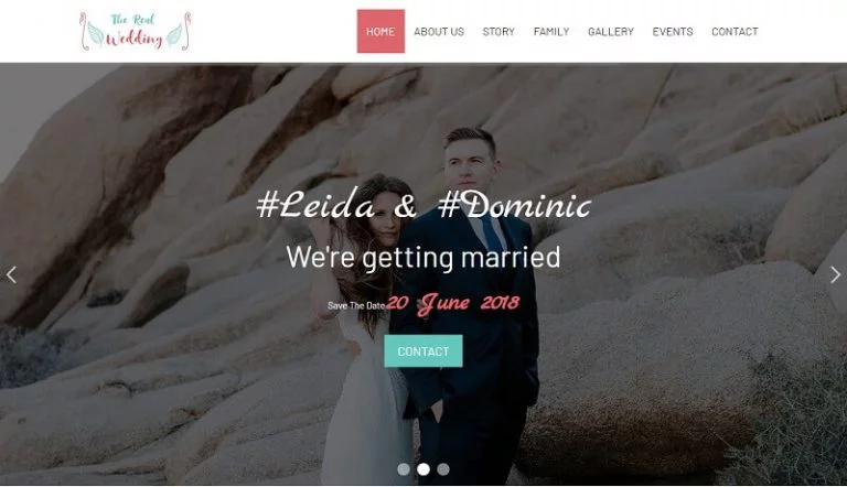20 Best Free Wedding HTML Website Templates In 2024