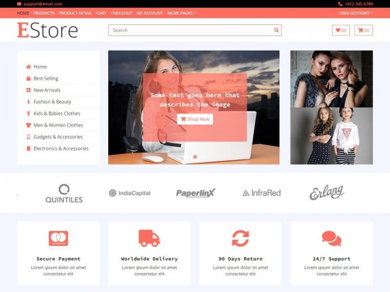 22 Best Free E-commerce HTML Website Templates In 2025