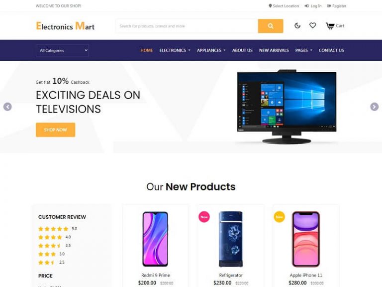 22 Best Free E-commerce HTML Website Templates In 2025
